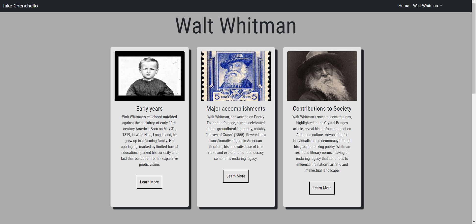 Monthly Website Gallery